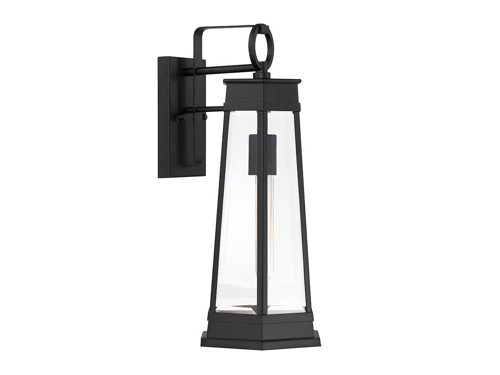 Payne 6.75" 1-Light Outdoor Wall Lantern | Matte Black – Modern Komfort