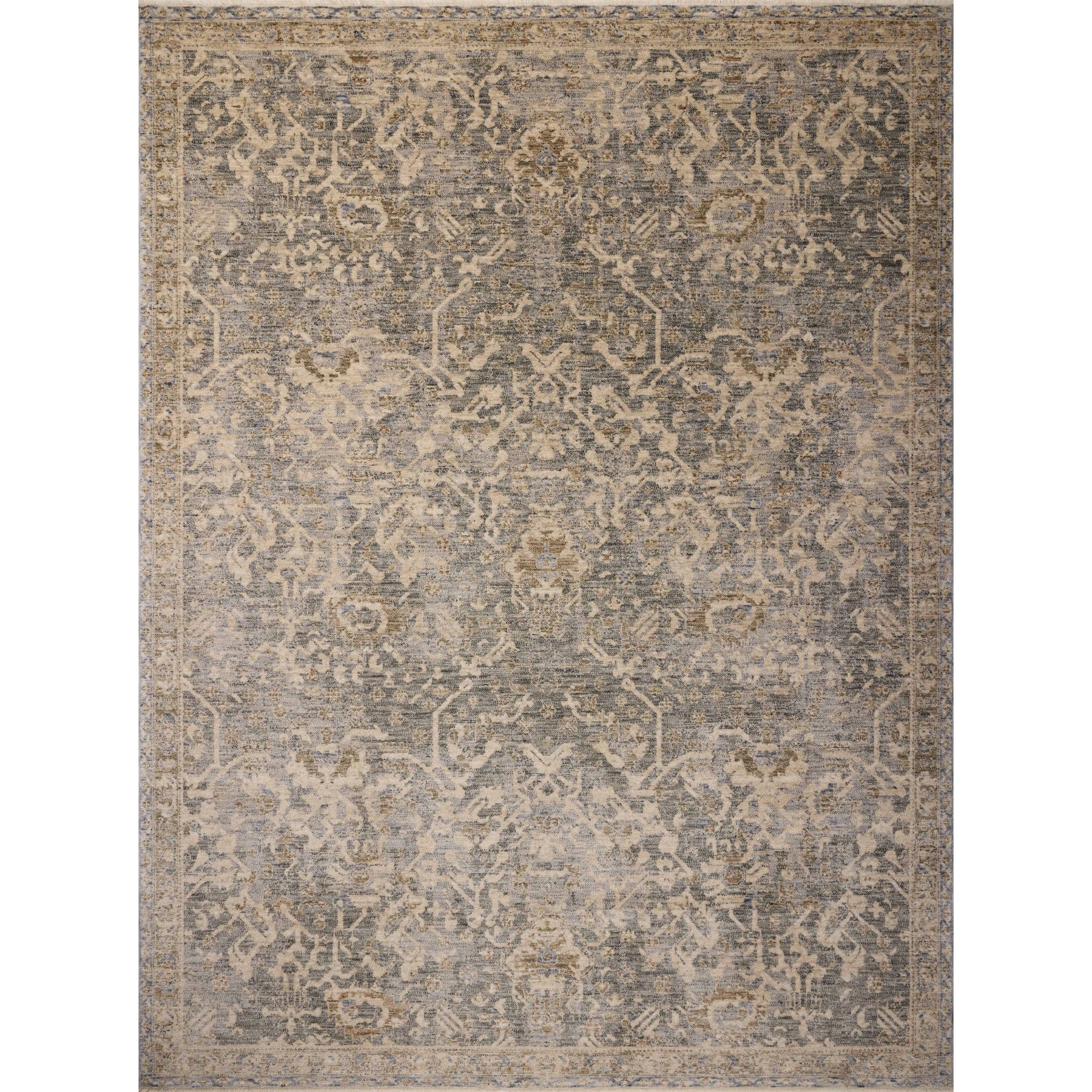 Junie Rug 01 | Magnolia Home By Joanna Gaines X Loloi | Blue / Natural ...