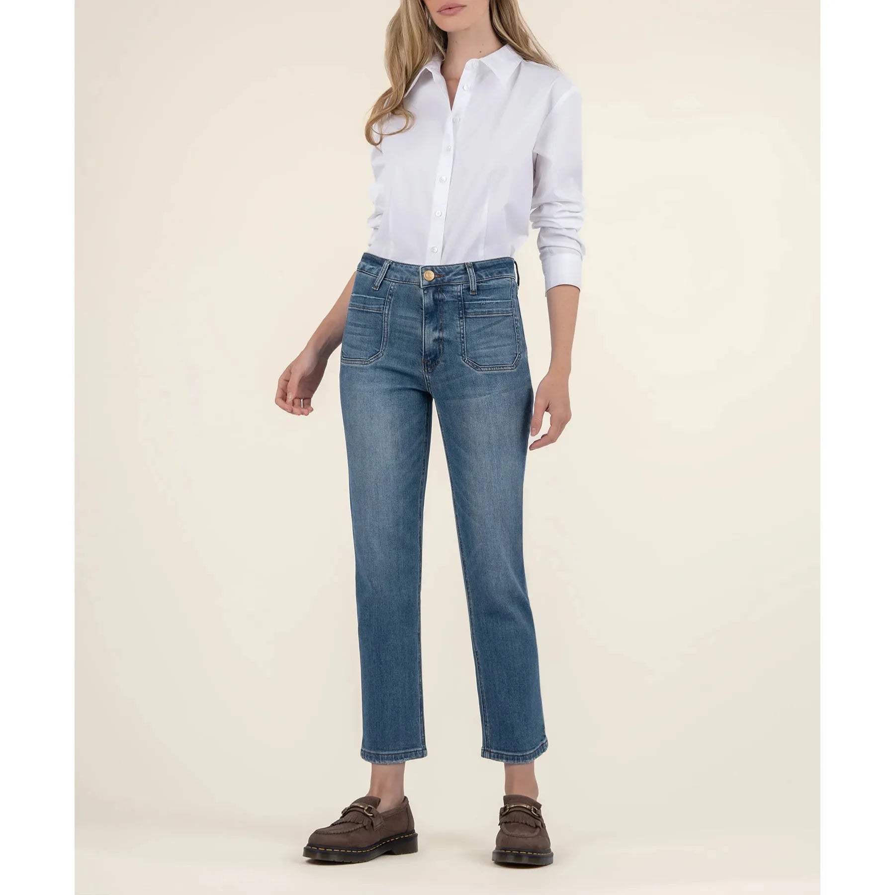 Elizabeth High Rise Straight Leg | Clarity – Modern Komfort