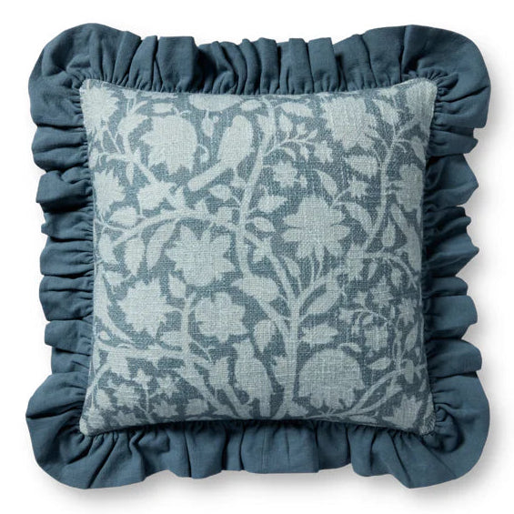 Kathleen Pillow | Chris Loves Julia X Loloi | Blue – Modern Komfort