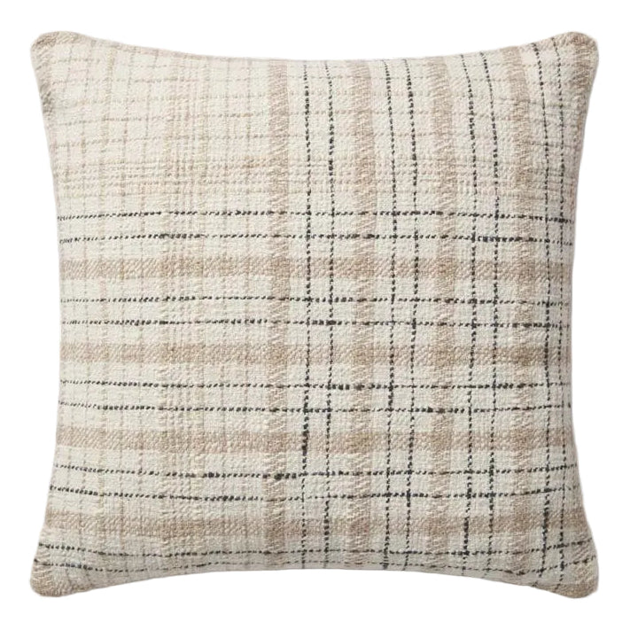 Cricket Pillow | Chris Loves Julia X Loloi | Beige / Black – Modern Komfort