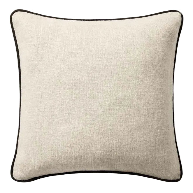 Hudson Pillow | Jeremiah Brent X Loloi | Natural / Black – Modern Komfort