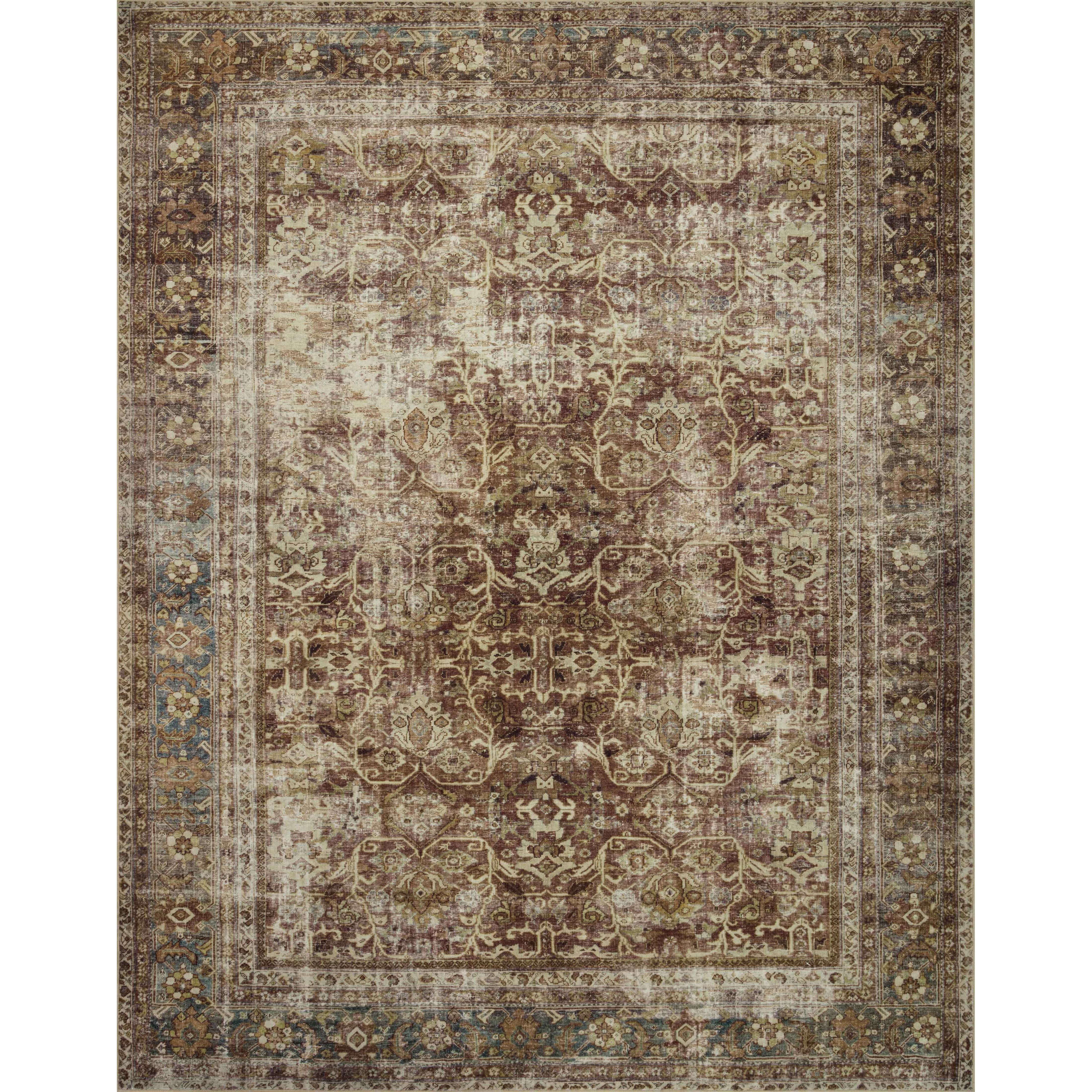 Sinclair Rug 01 | Magnolia Home By Joanna Gaines X Loloi | Rust / Lago ...