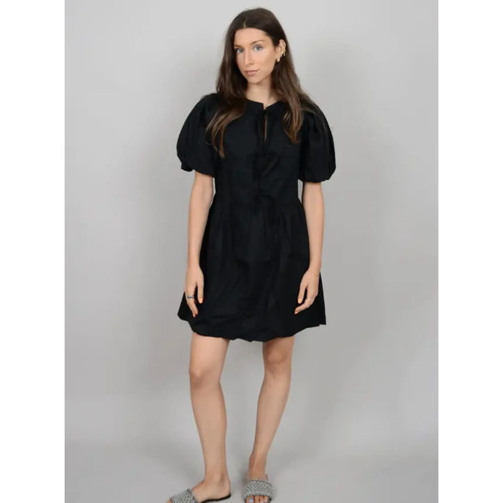 Tally Puff Dress | Black – Modern Komfort