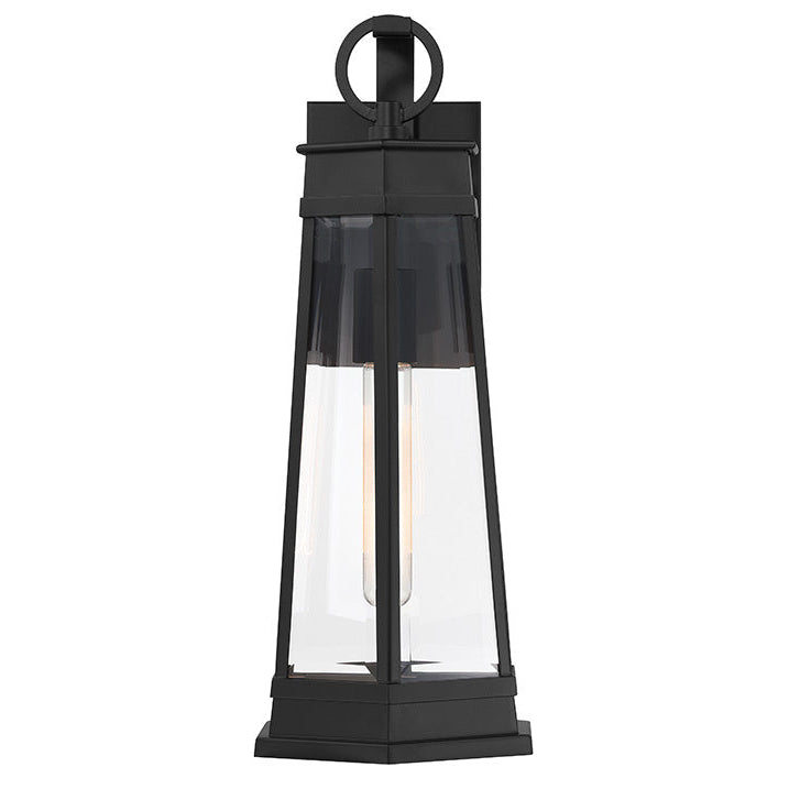 Payne 6.75" 1-Light Outdoor Wall Lantern | Matte Black – Modern Komfort
