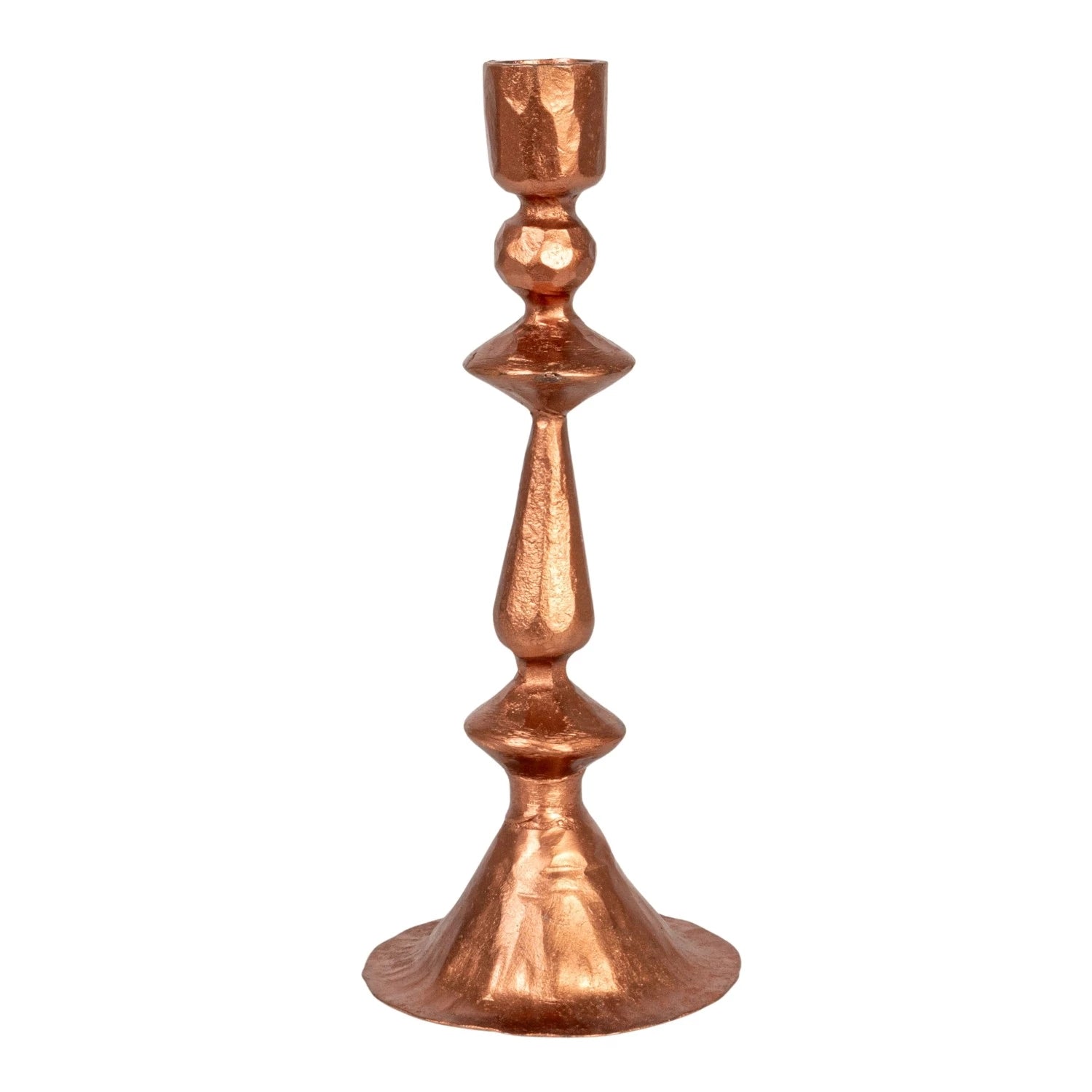 Copper Bead Taper Candle Holder – Modern Komfort