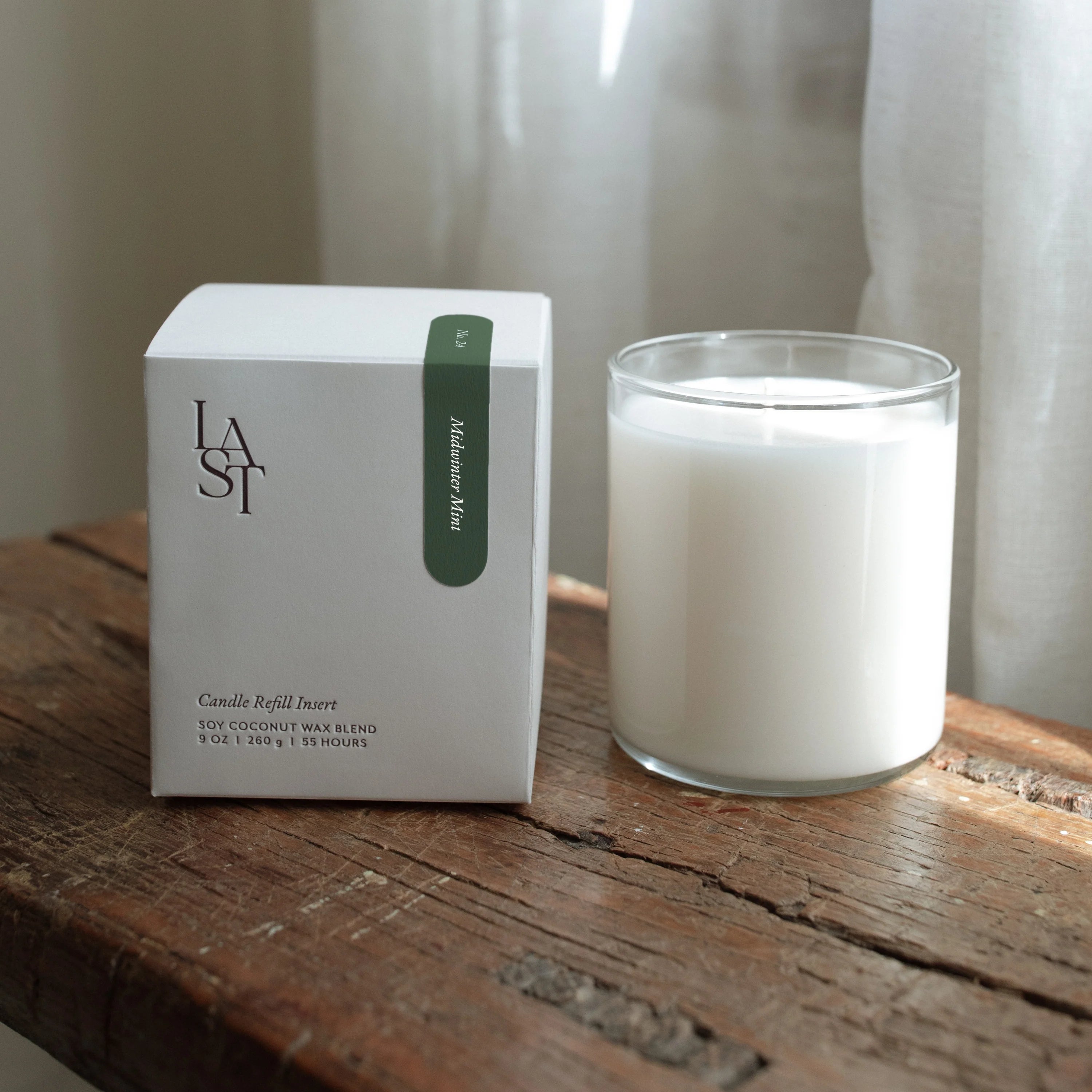 Midwinter Mint Candle Refill Insert | No. 24 – Modern Komfort
